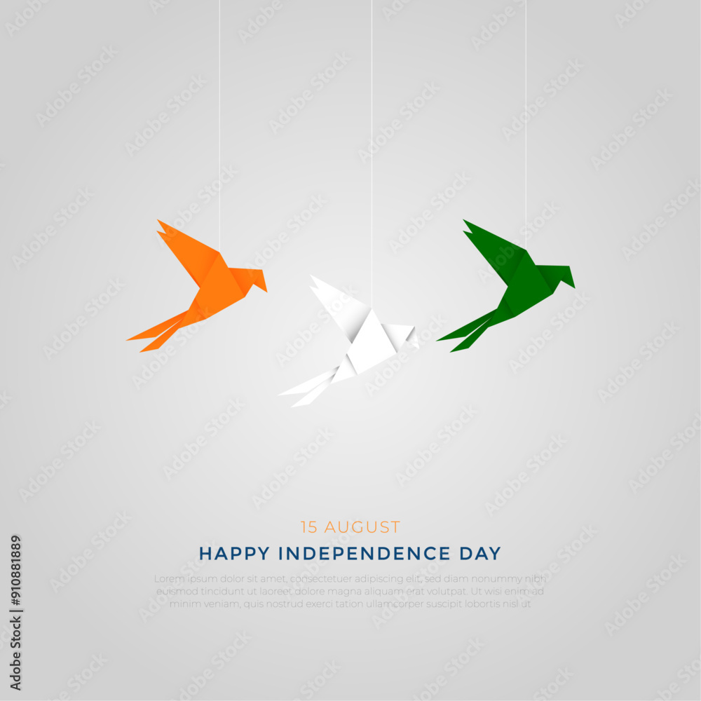 Happy Independence Day India Social Media Post and Flyer Template. 15 ...