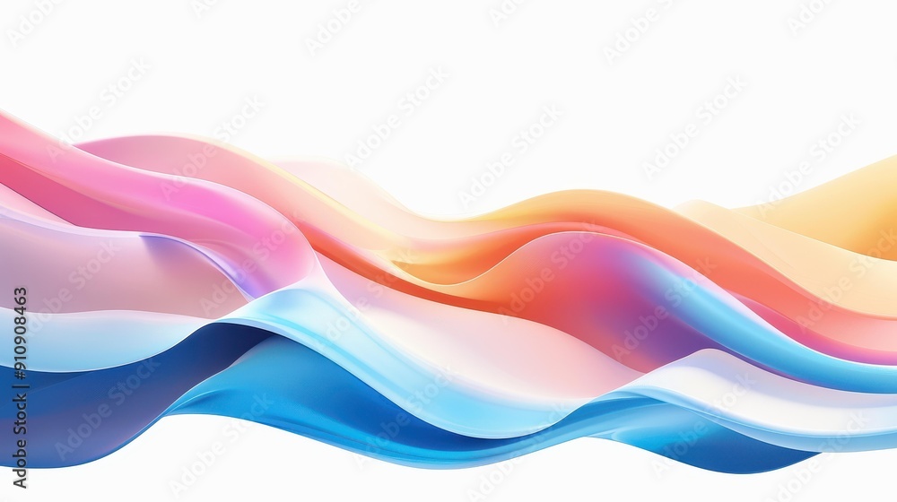Experience a lively digital wave design that captures fluidity and ...