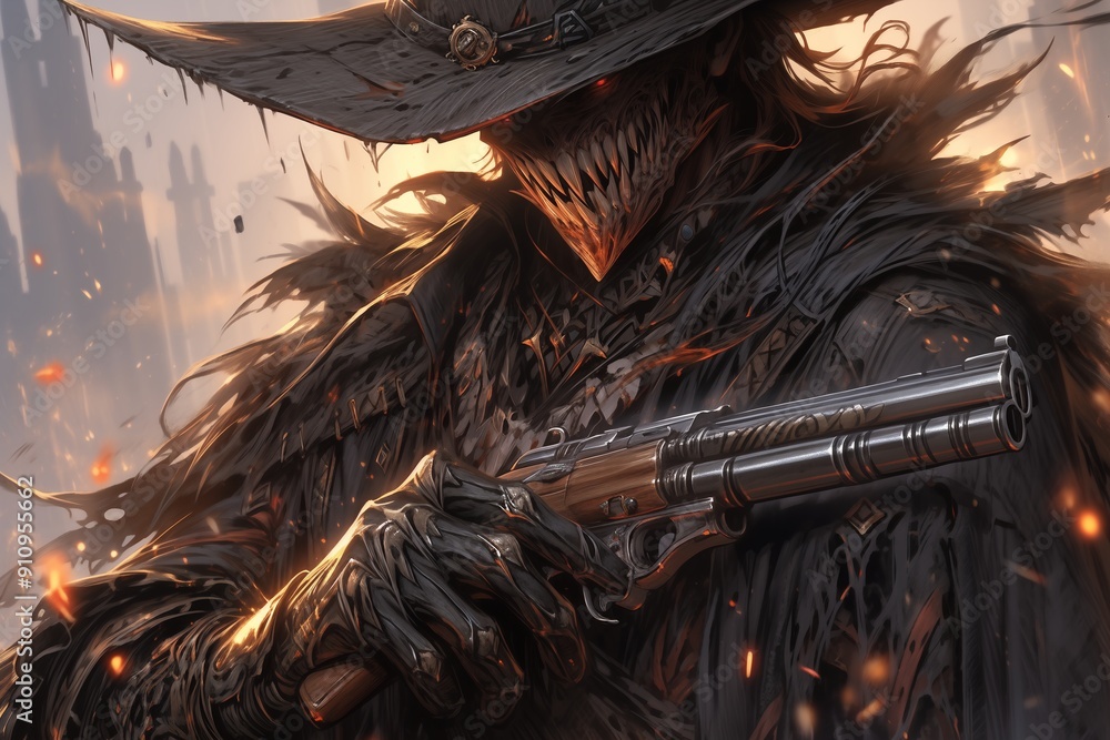 hyper realistic highly detailed fantastical highly detailed ghoul ...