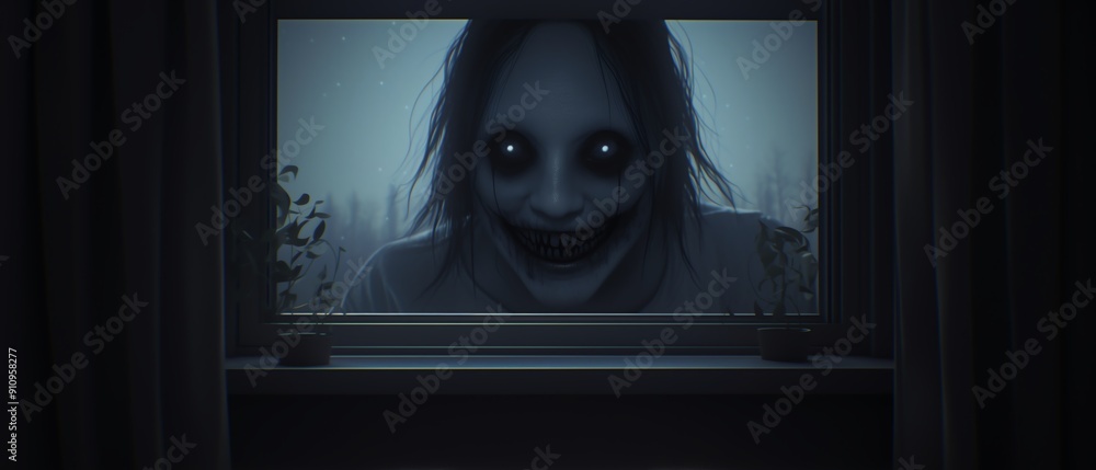 hyper realistic highly detailed eerie creepy uncanny valley face ...