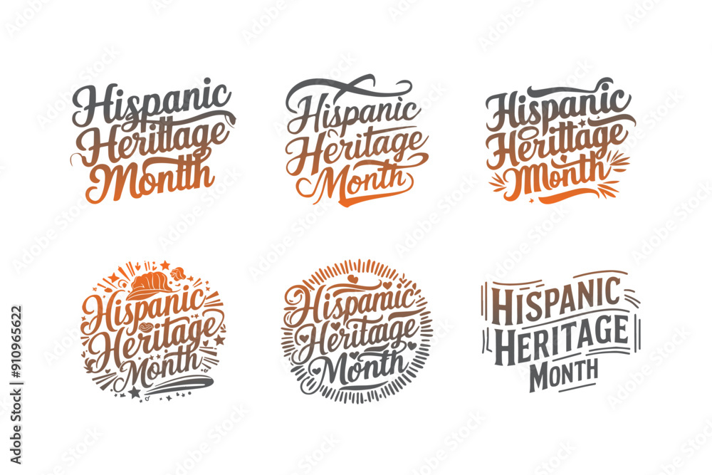 Vector illustration on white background with beautiful text and ...