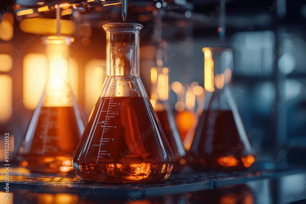 Luxury sciencethemed poster template highlighting detailed images of ...