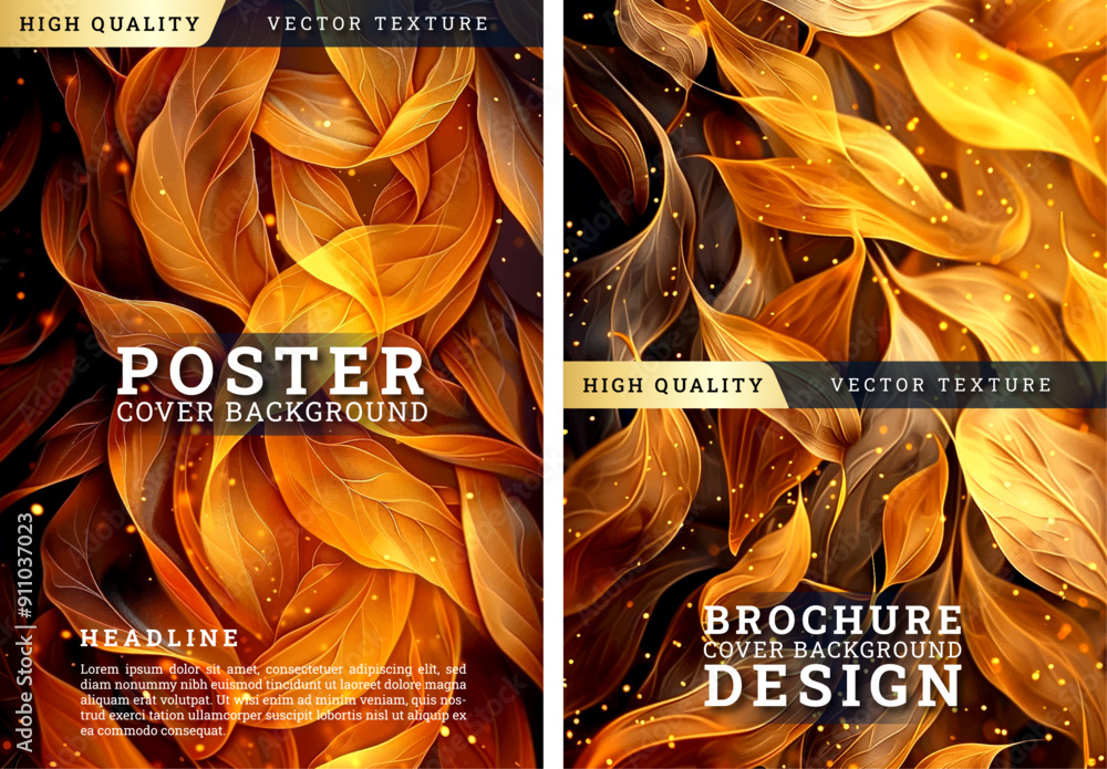 Artistic elegant vivid leaves texture template design, Luxury texture ...