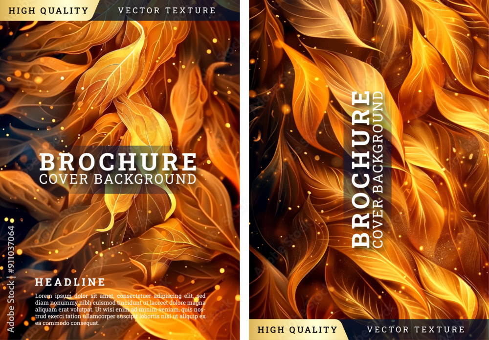 Artistic elegant vivid leaves texture template design, Luxury texture ...