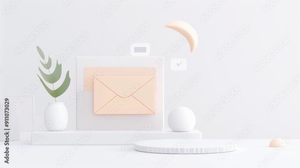 Newsletter Sign-Up: Clean and simple banner with a white background, an ...