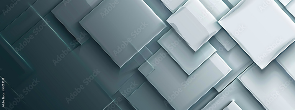 Minimalistic geometric blue abstract background with seamless dynamic ...