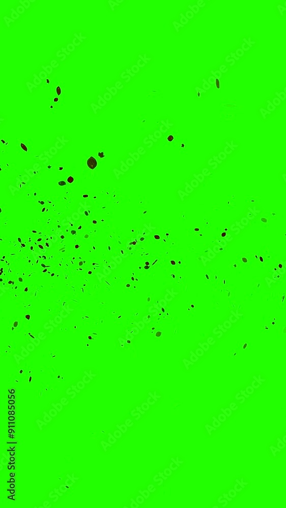 Vertical green screen dust wind dust leaves dust storm wind storm ...