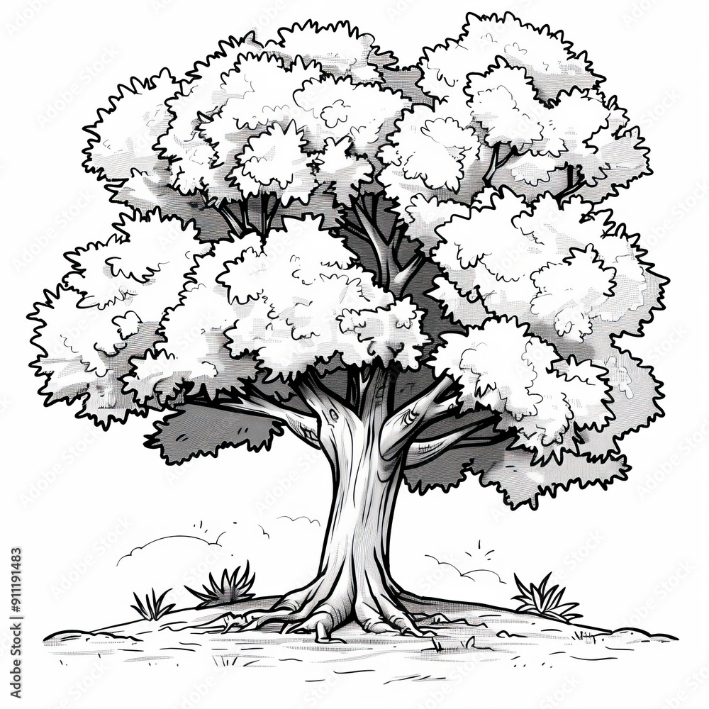 printable tree outline , easy tree drawing for kids , printable outline ...