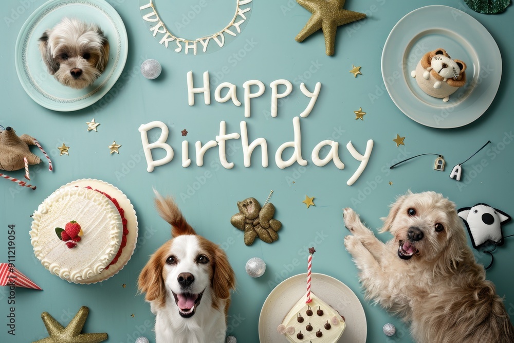 Animal Lovers' Collage: A cute collage with photos of pets celebrating ...