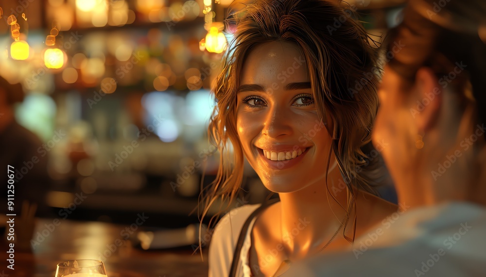 Sales person interacting with clients, 8k ultrarealistic photography ...