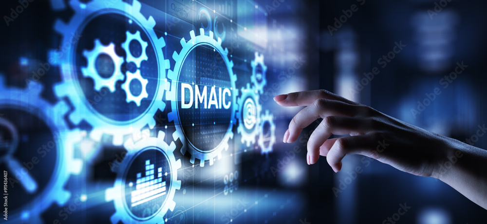 DMAIC Define Measure Analyze Improve Control Industrial business ...