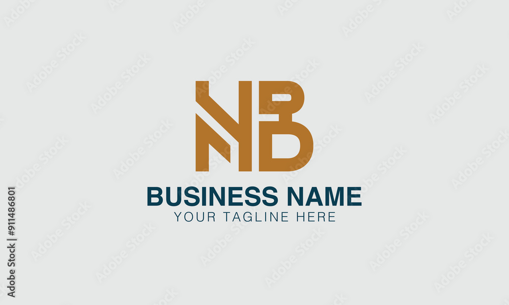 NB N nb initial logo | initial based abstract modern minimal creative ...