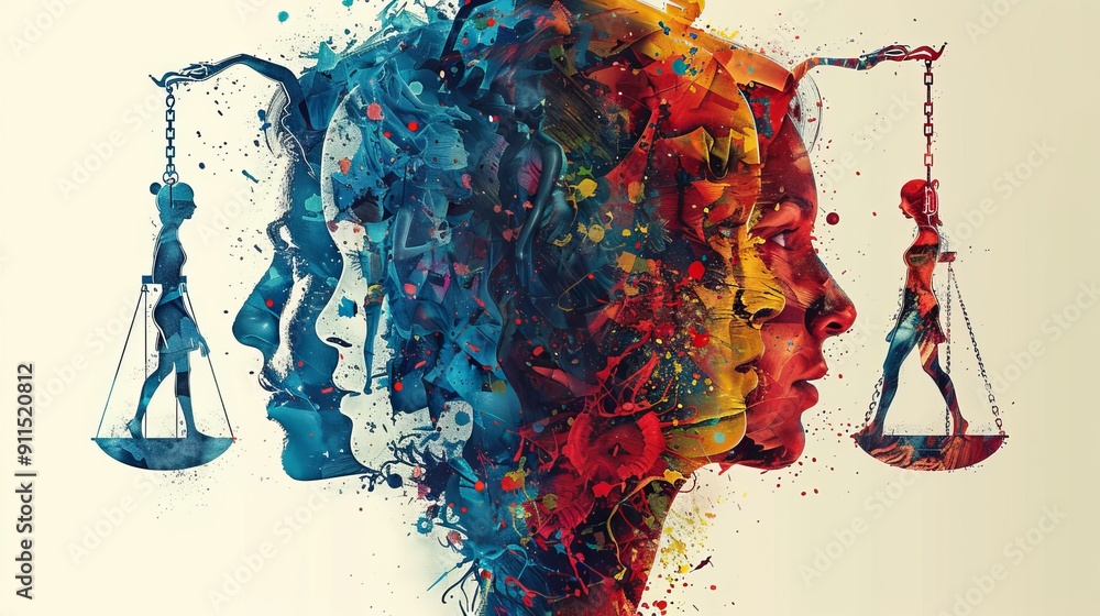 social justice illustration , equality illustration , powerful ...