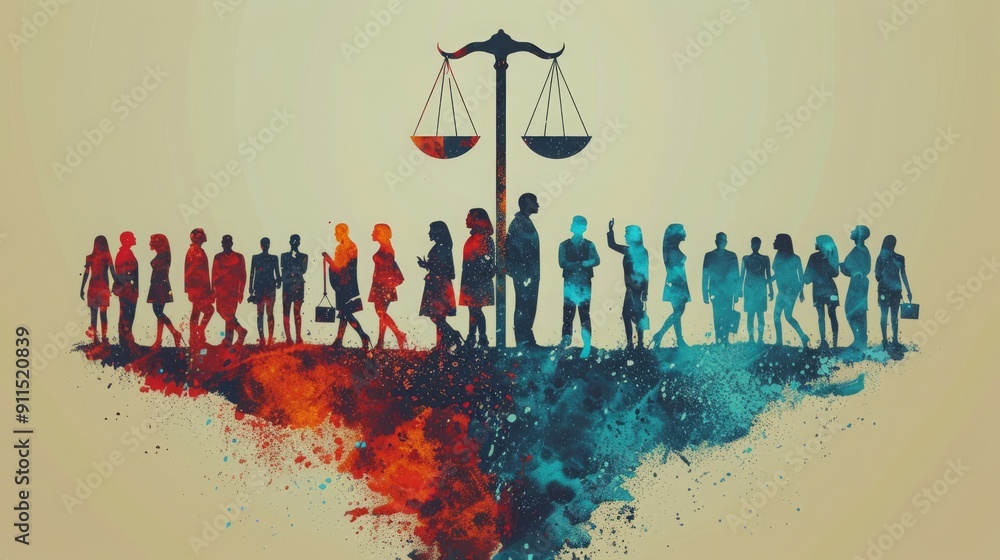 social justice illustration , equality illustration , powerful ...
