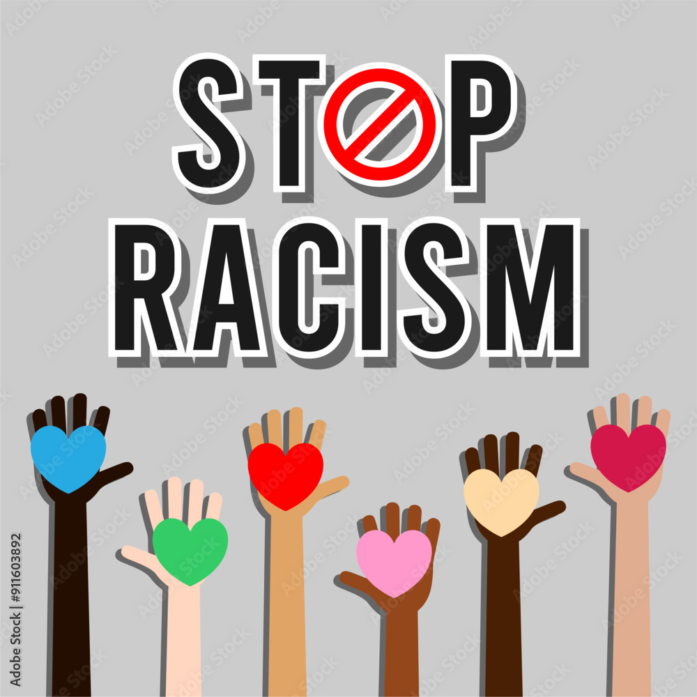 Diversity and Anti Racism Illustrations, Banners, Social Media Post ...