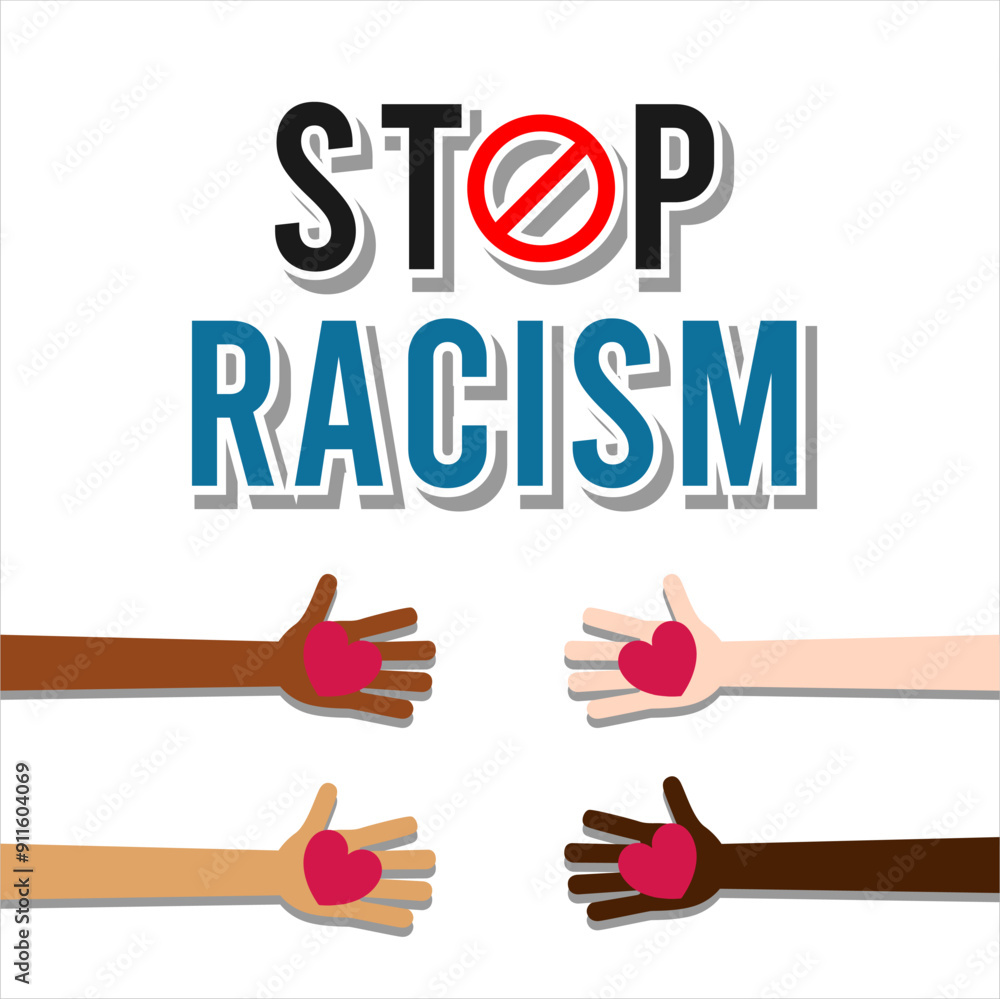 Diversity and Anti Racism Illustrations, Banners, Social Media Post ...
