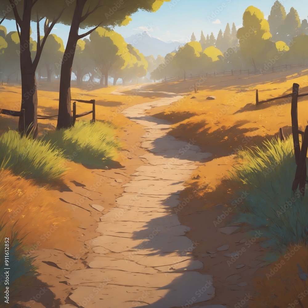cartoon dirt path, left to right cartoon dirt path, side to side ...