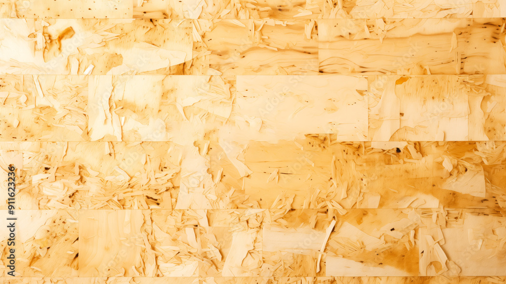Texture of oriented strand board (OSB), engineered wood product used in ...