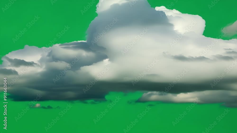 The motion of nature on display as layers of cloud banks shift and ...