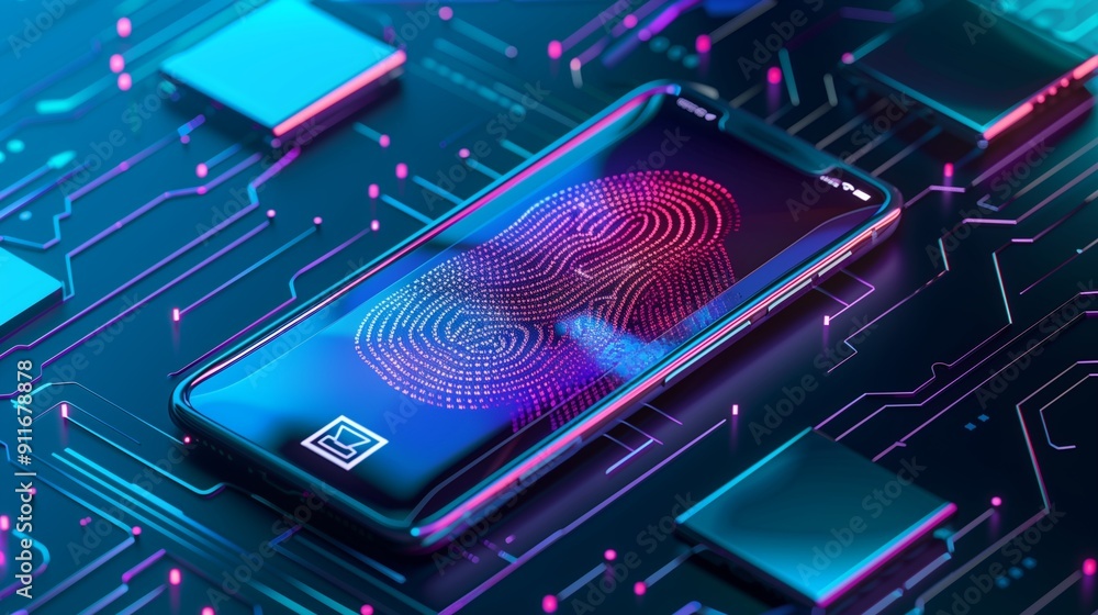 smartphone digital identity and cybersecurity of personal banking or ...