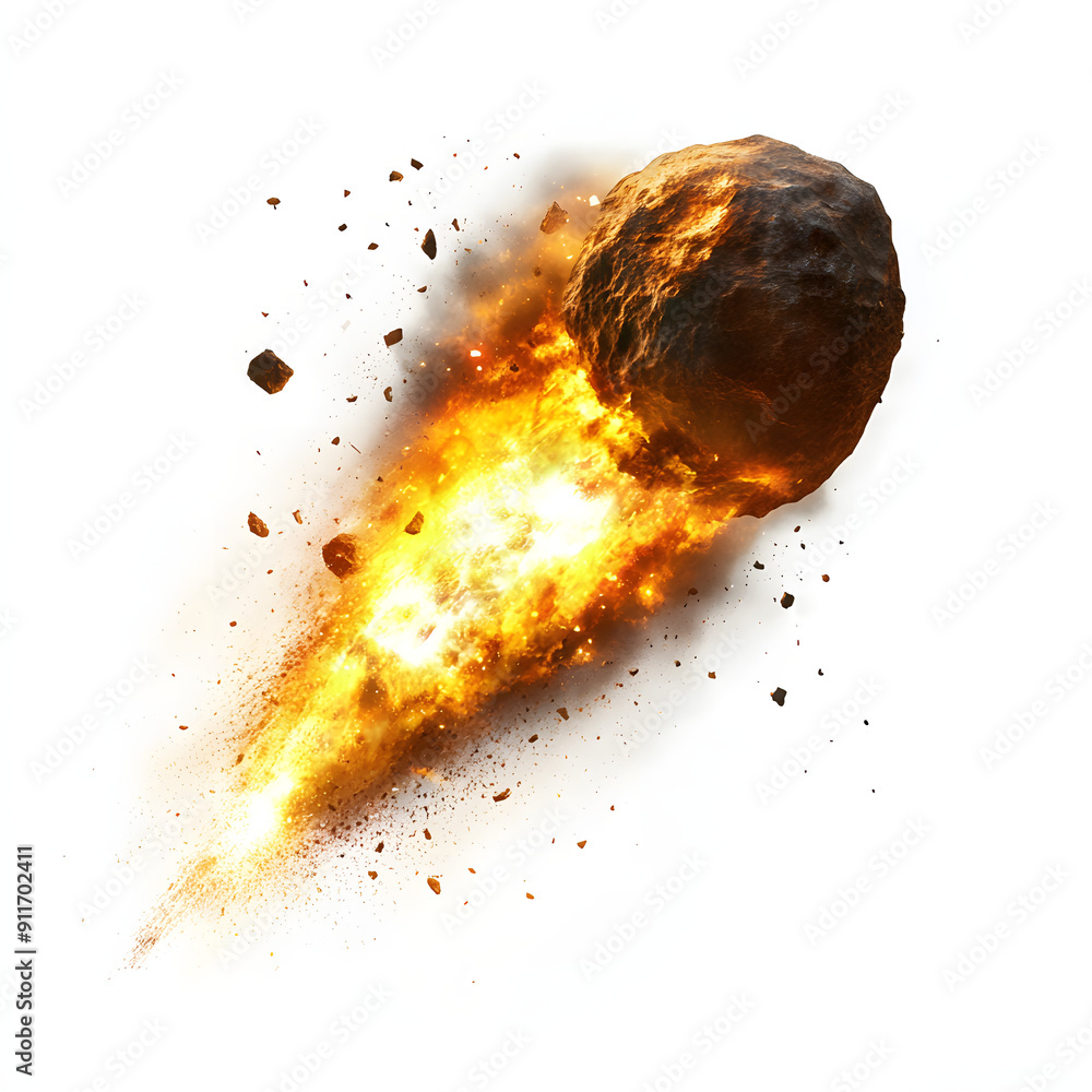 asteroid meteor comet striking earth causing an apocalyptic catastrophe of unimaginable scale ...