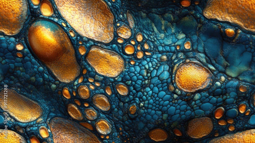 Stunning 4K texture of deep sea creature skin, captured up close with ...