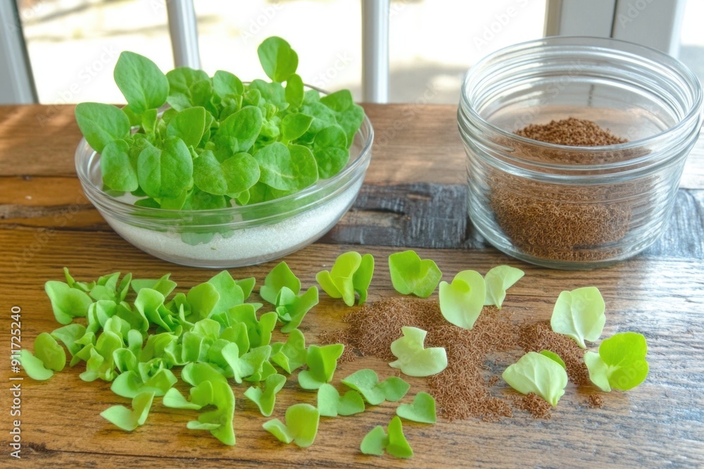 Step-by-Step Visual Guide to Growing Herbs at Home - Seedling, Sprout ...