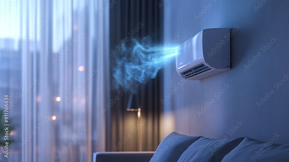 Enjoy fresh, clean air in your apartment with our air conditioner. It ...