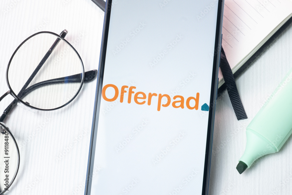 New York, USA - 1 August 2024: Offerpad Logo on Phone Screen, Company ...