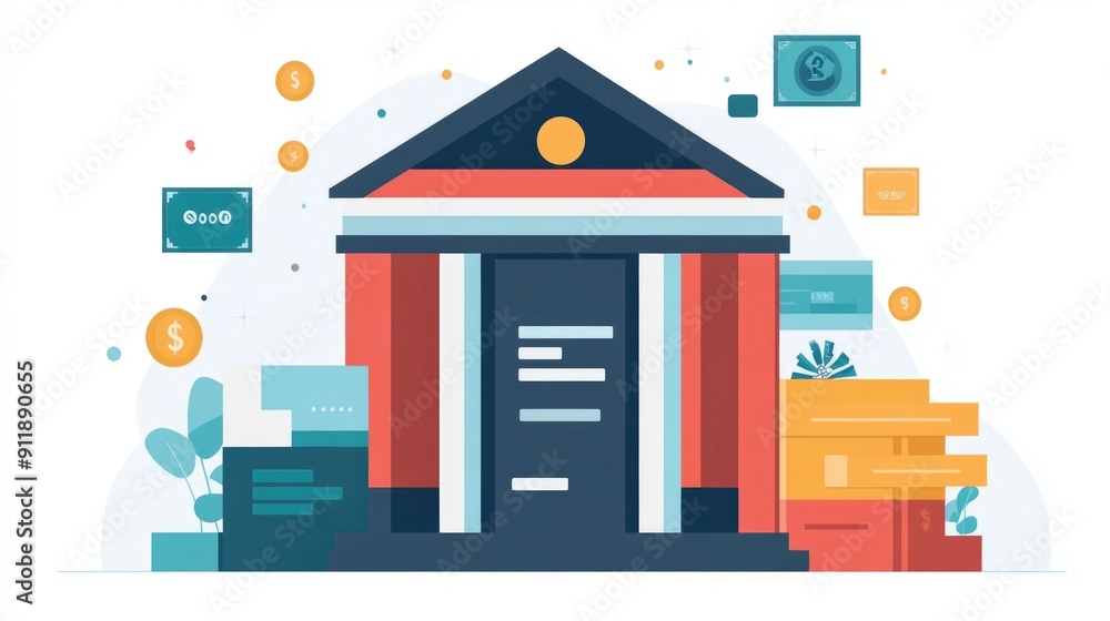 of a secure mobile banking and financial transaction platform with flat ...