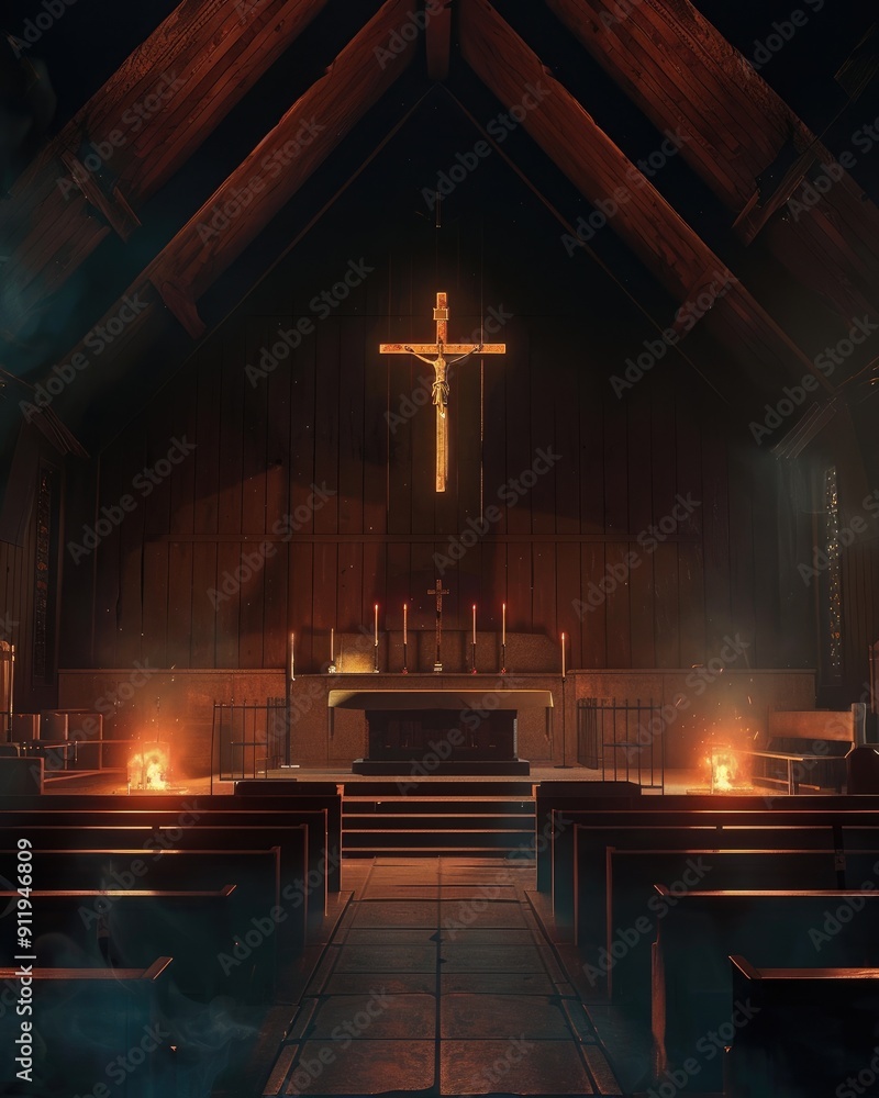 Sacred sanctuary - church a house of prayer, a place for worship and ...