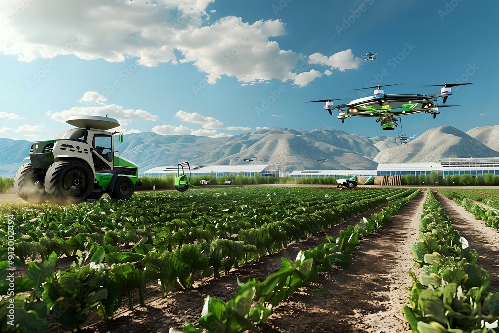 Autonomous Drones and Smart Tractor Revolutionize Modern Farm with ...