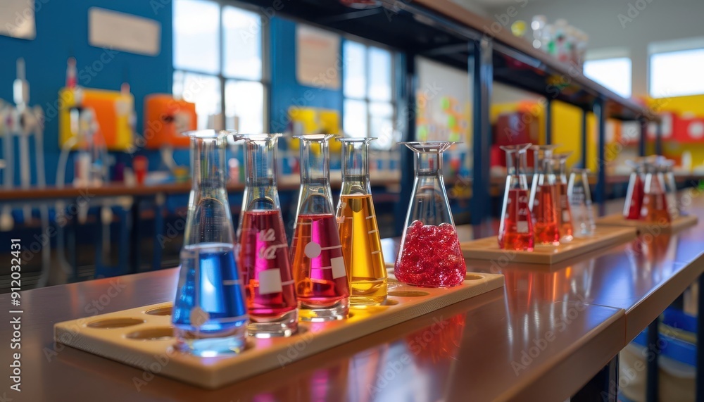 Describe a 3D science lab experiment for high school students Stock ...