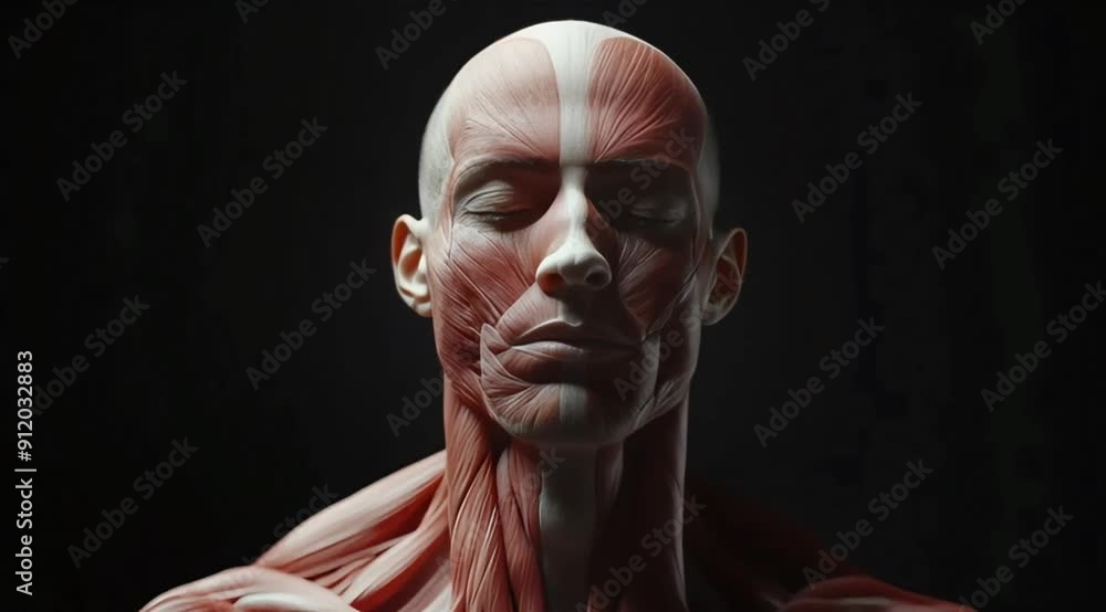 Detailed Face Muscle Anatomy 3D Animation - Comprehensive Visualization ...
