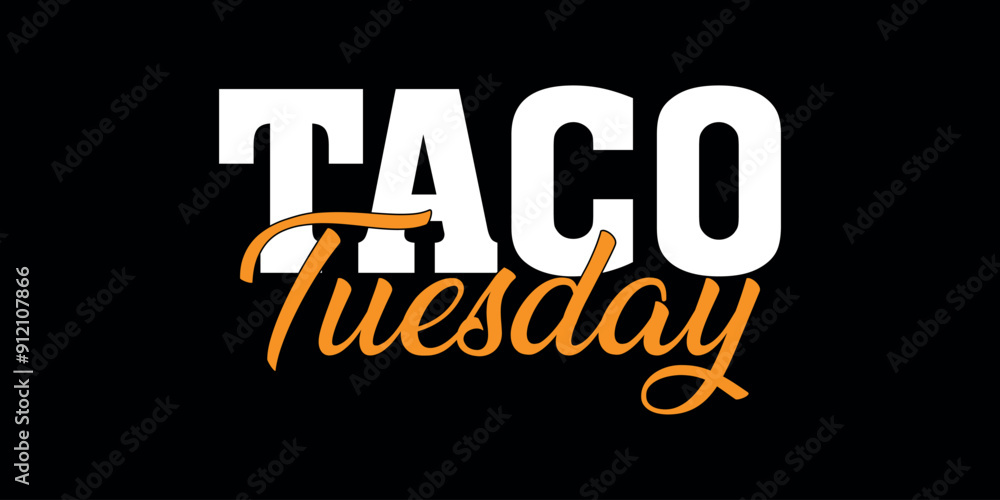 taco tuesday, mexican food 3d text effect on black background jpg image ...