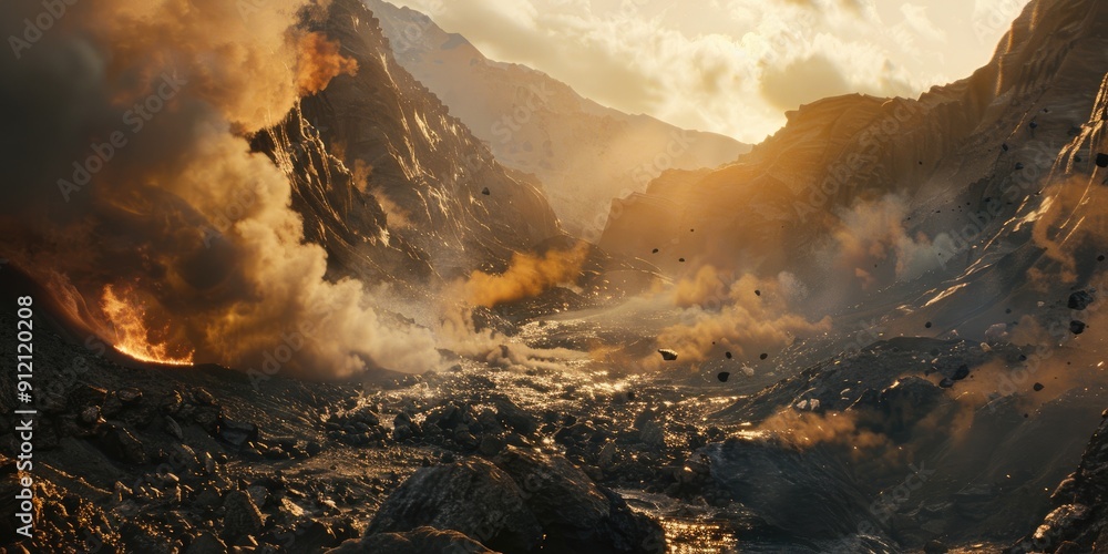 Perilous Landslides Pose Threat to Safety Sudden Movements Crushing All ...