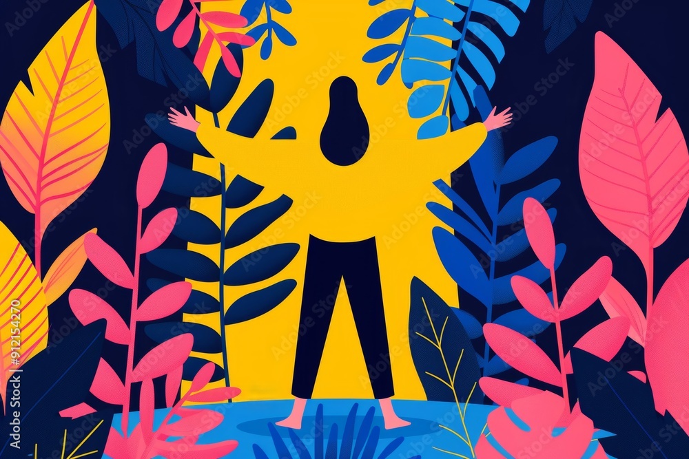 reflexive action and natural body response, featuring a clean and ...