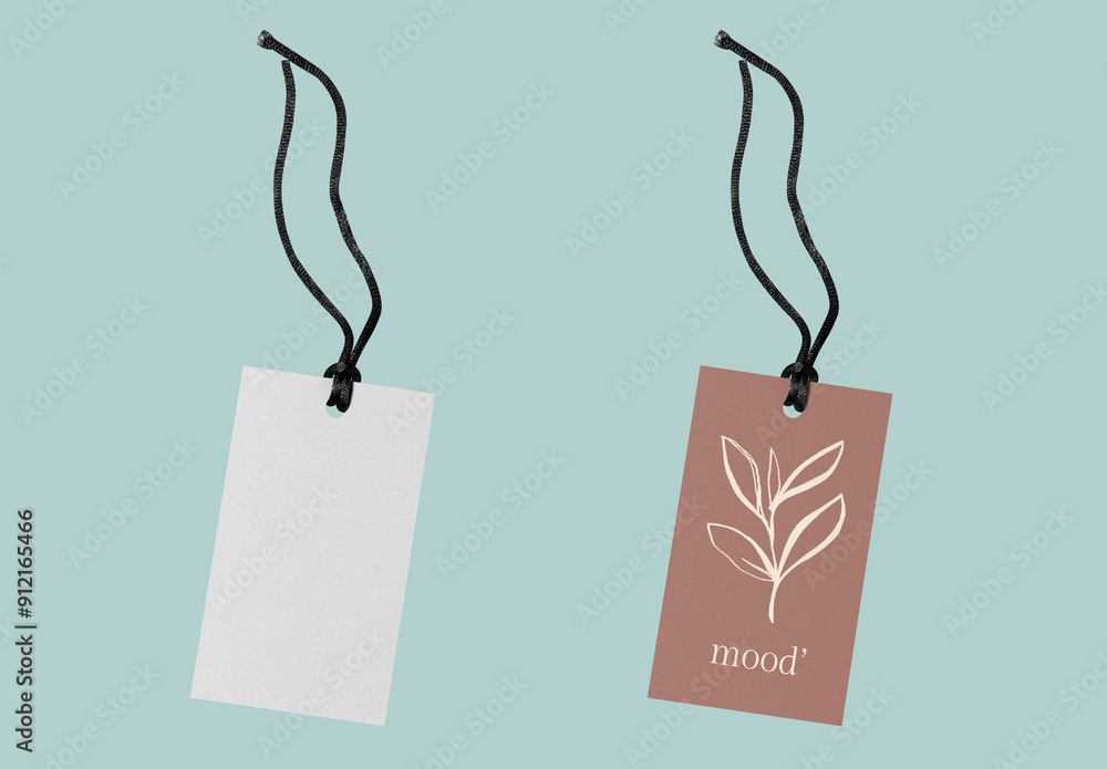 Branding Tag Label Mockup Stock Template | Adobe Stock