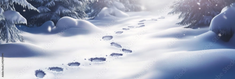 Mystic Snow Tracks: An Animated Snow Scene Leading to an Enigma with ...