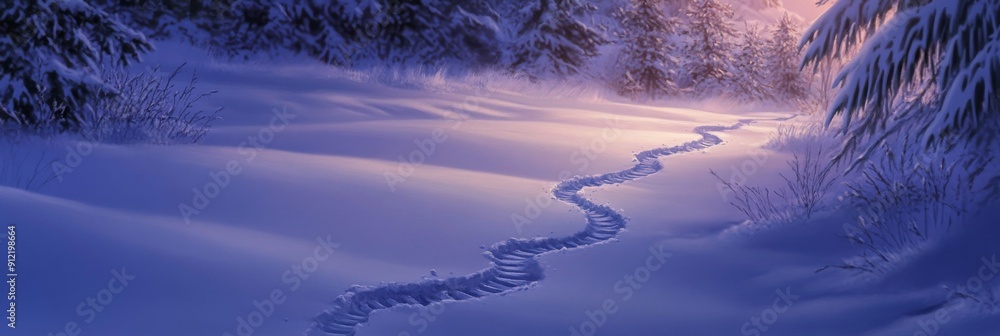 Mystic Snow Tracks: An Animated Snow Scene Leading to an Enigma with ...