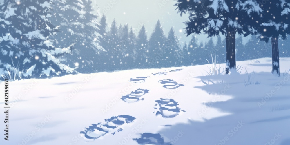 Mystic Snow Tracks: An Animated Snow Scene Leading to an Enigma with ...