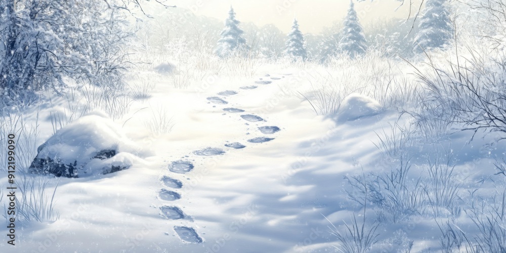 Mystic Snow Tracks: An Animated Snow Scene Leading to an Enigma with ...