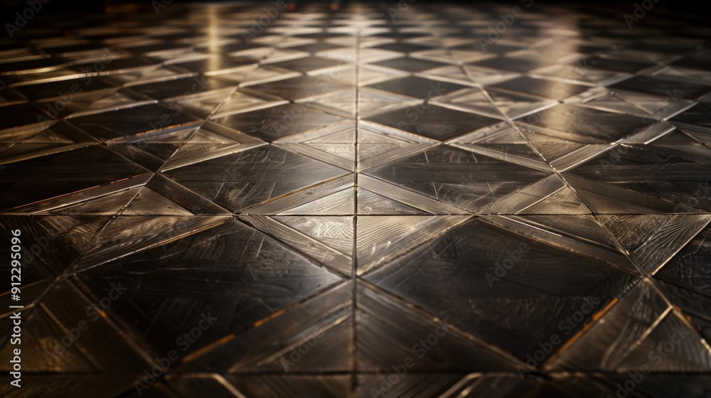 Close-Up of Dark Club Floor Texture with Subtle Scuff Marks and Grunge ...