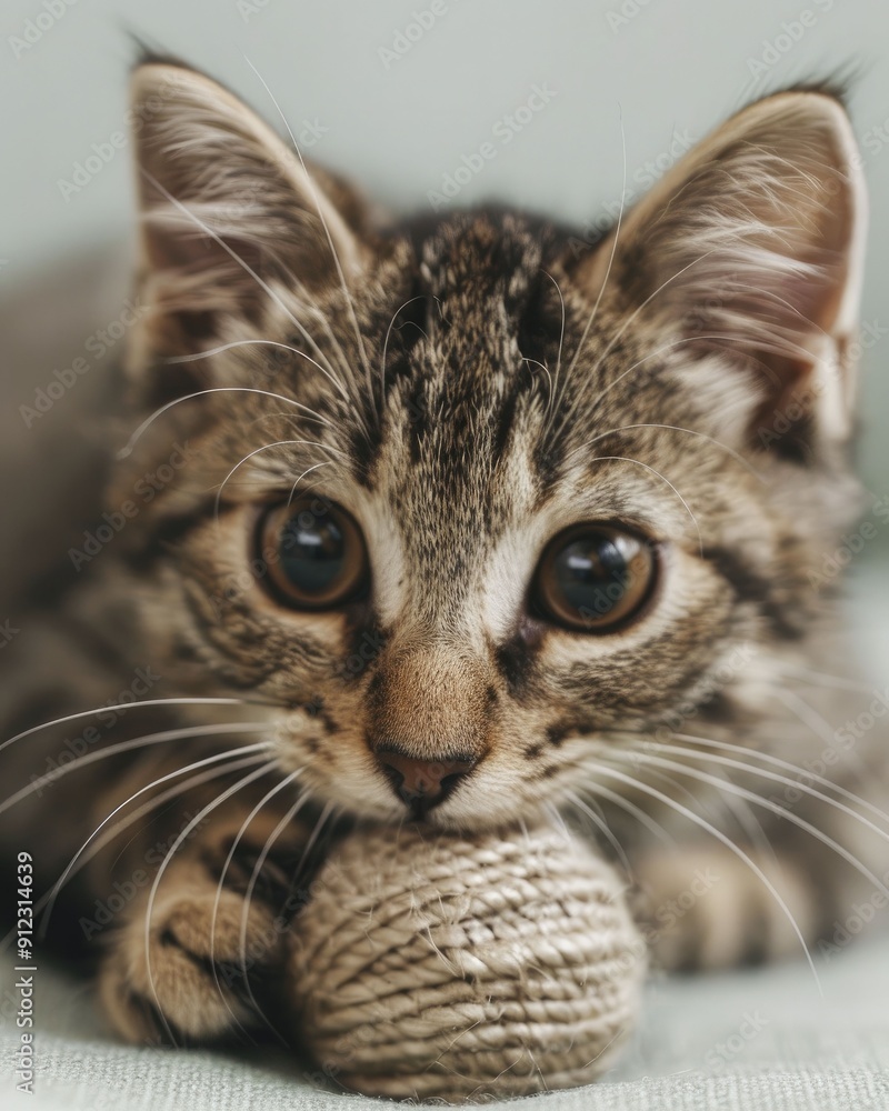 Cat fitness benefits shown with an active cat playing with a toy ...