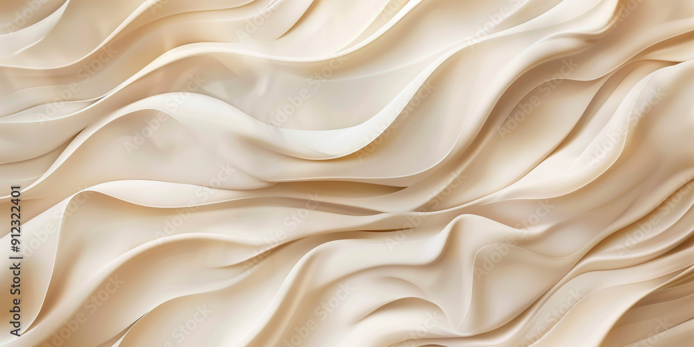 Contemporary Beige Wall Wallpaper with a Dynamic, Smooth Finish for ...