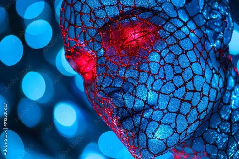 Schematic representation of the female body with neural connections in ...