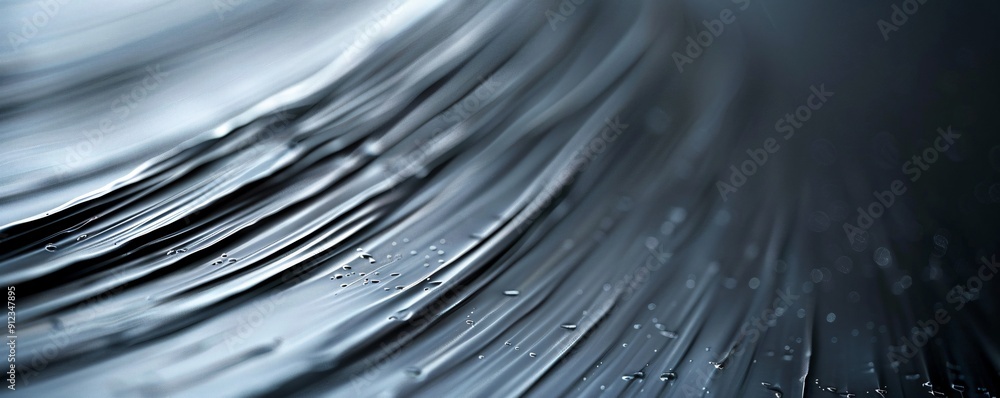 Extreme macro image of a piece of Damascus steel, complex folded metal ...