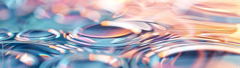 8K resolution macro image of a soap bubble's surface, swirling ...