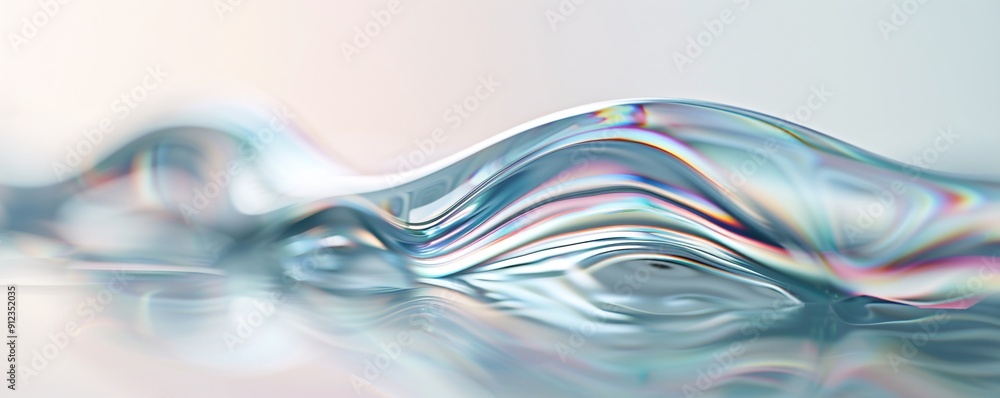 8K resolution macro image of a soap bubble's surface, swirling ...