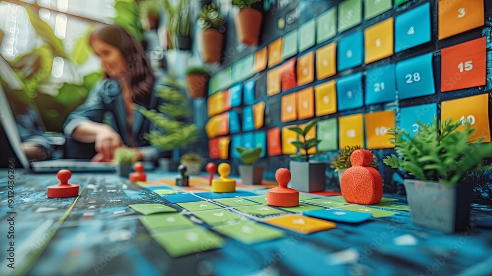 People planning concept. Entrepreneurship and calendar schedule ...